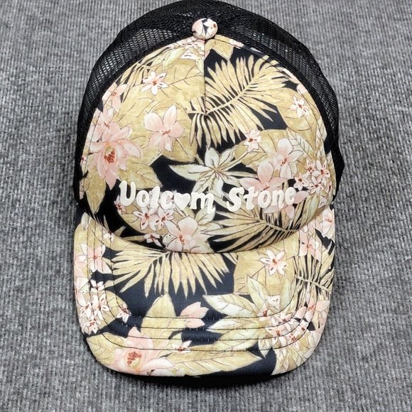 Volcom | Accessories | Volcom Stone Hat Mens One Size Black Tropical ...